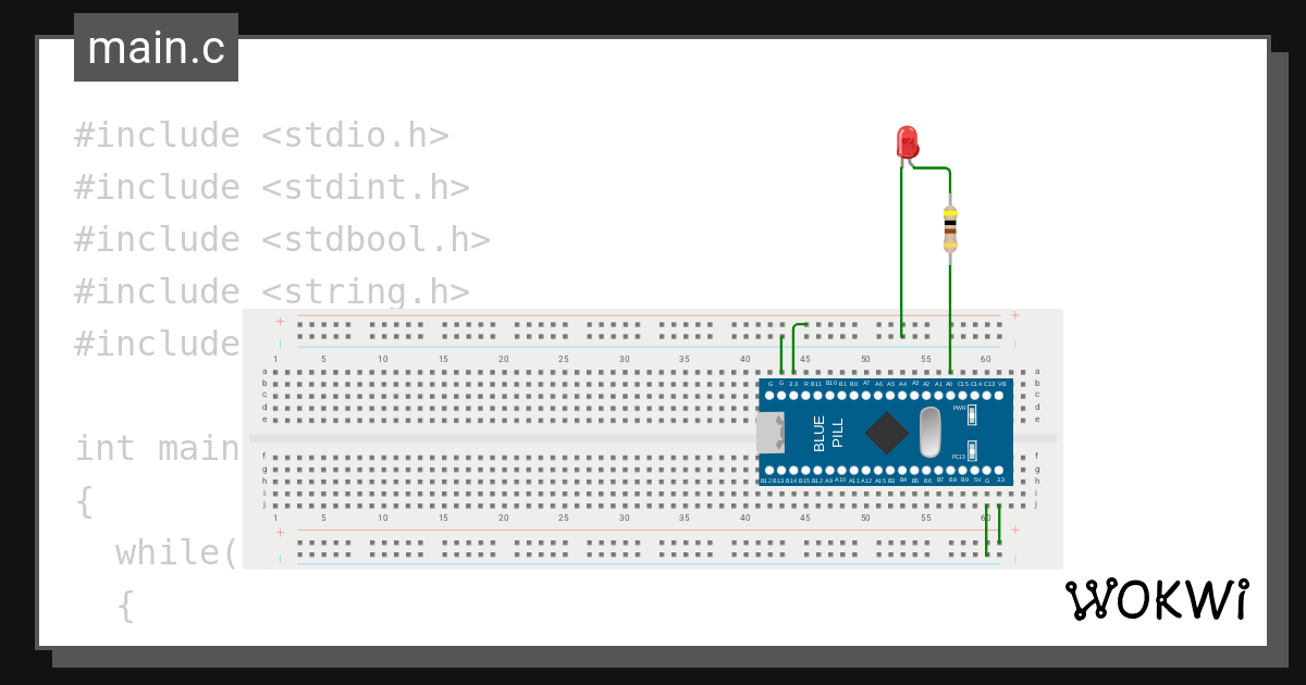 Led闪烁 Wokwi Esp32 Stm32 Arduino Simulator 3942
