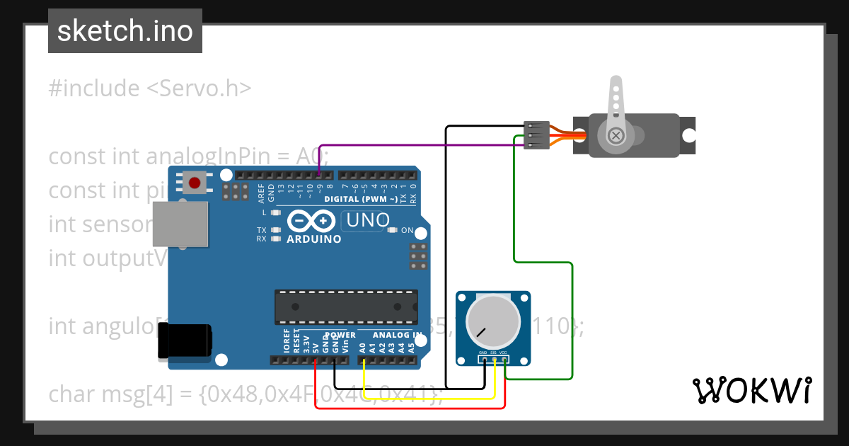 POT + SERVO DEMO ARRAY Copy - TAREA BRANDON(3) - Wokwi ESP32, STM32, Arduino Simulator