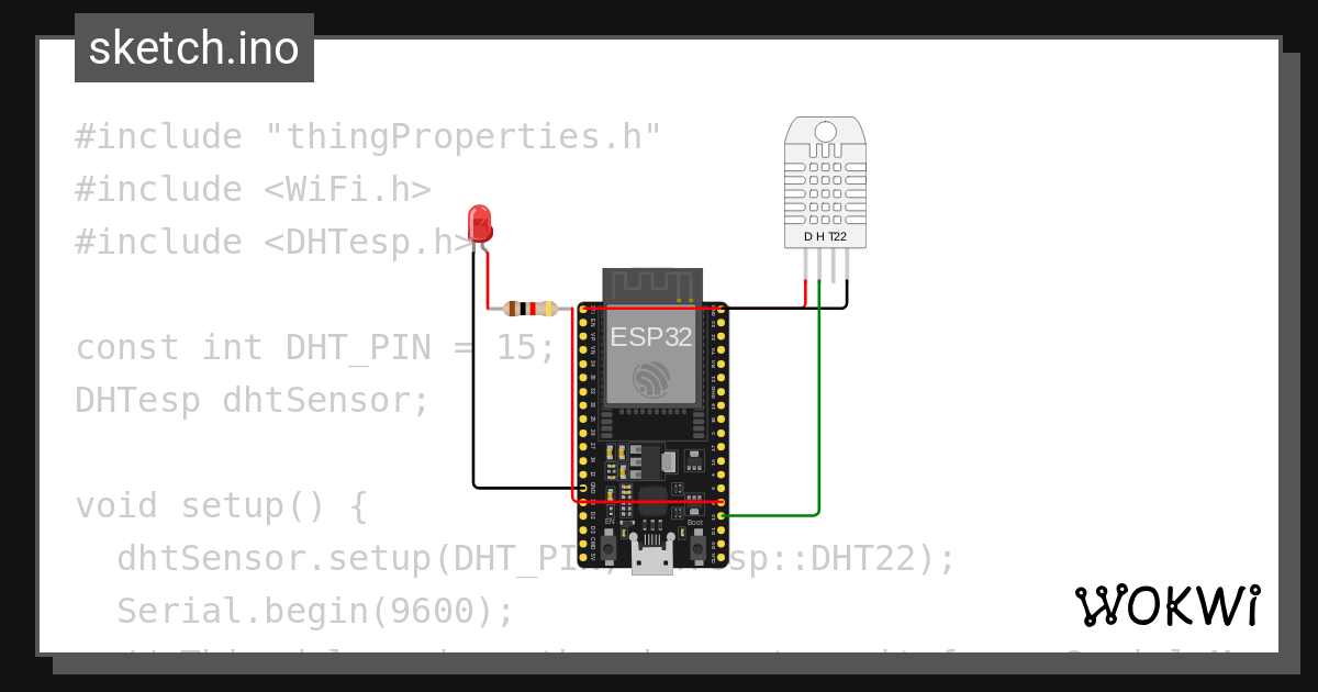 Wokwi To Arduinoiotcloud Wokwi Esp32 Stm32 Arduino Simulator