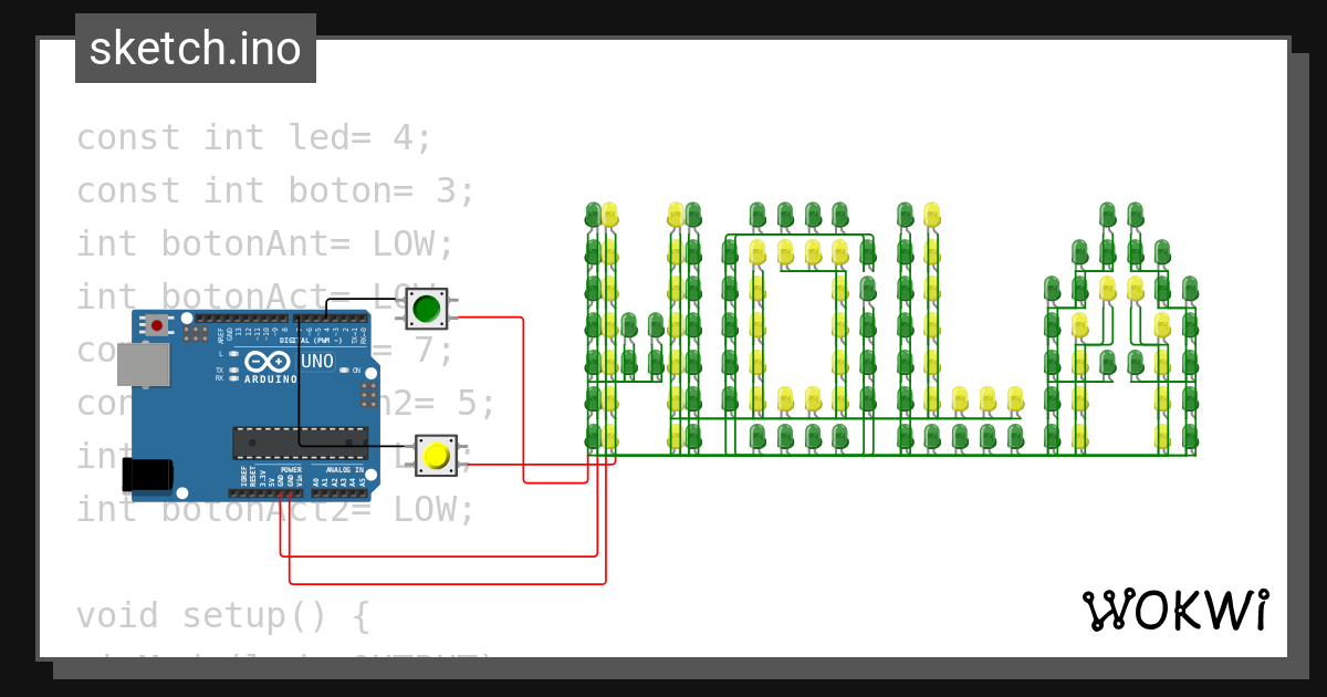 Ejercicio 5 Wokwi Esp32 Stm32 Arduino Simulator 