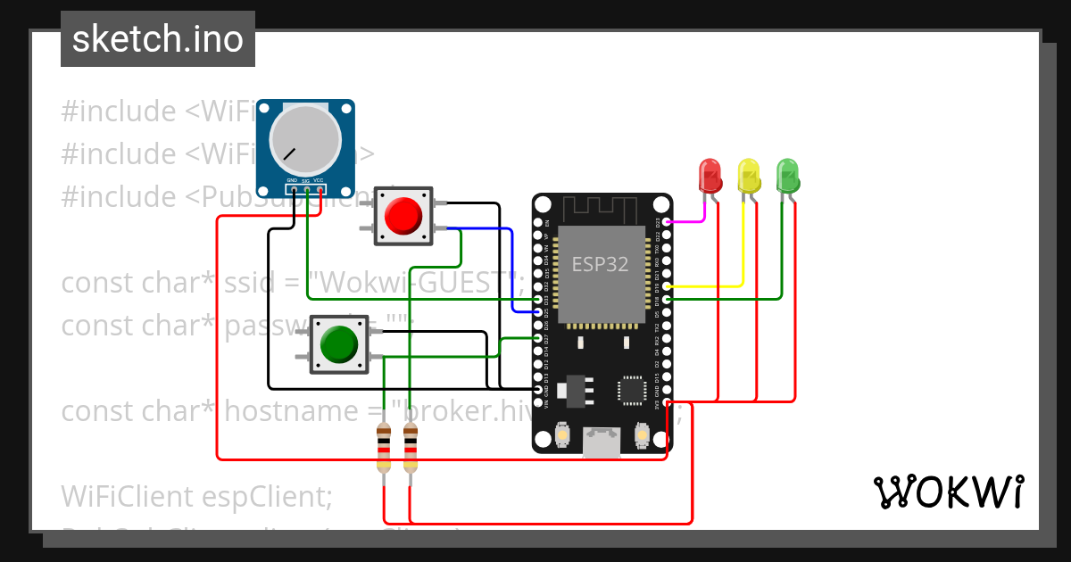 Group project - Wokwi ESP32, STM32, Arduino Simulator