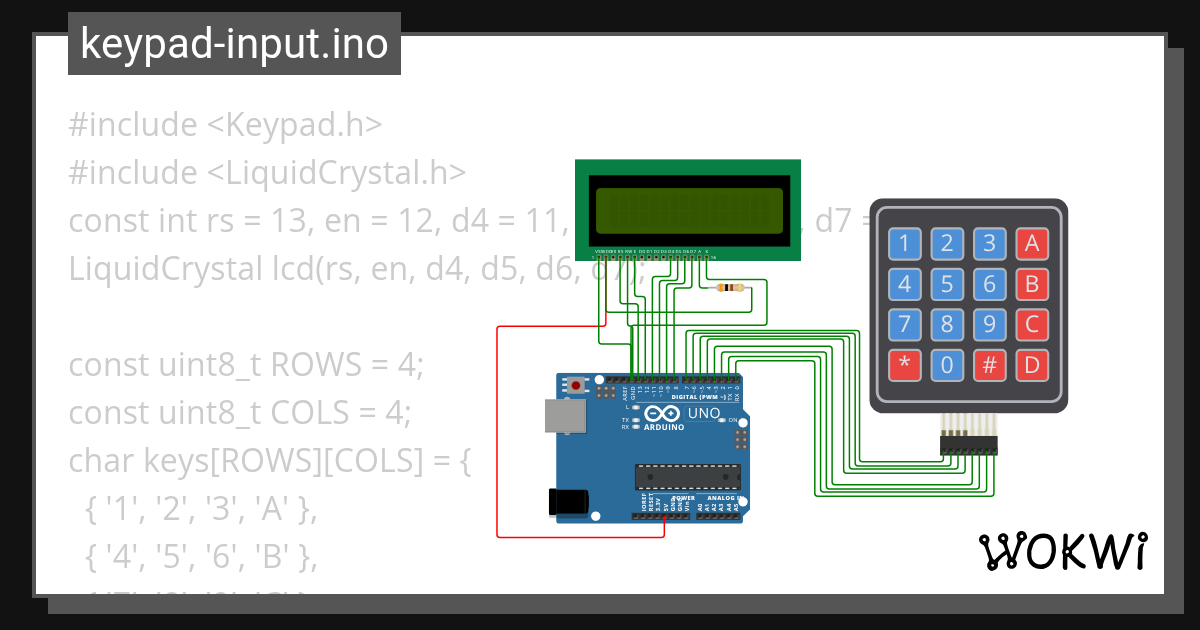 keypad-lcd.ino Copy Arifin - Wokwi ESP32, STM32, Arduino Simulator keypad-lcd.ino Copy Arifin - Wokwi ESP32, STM32, Arduino Simulator