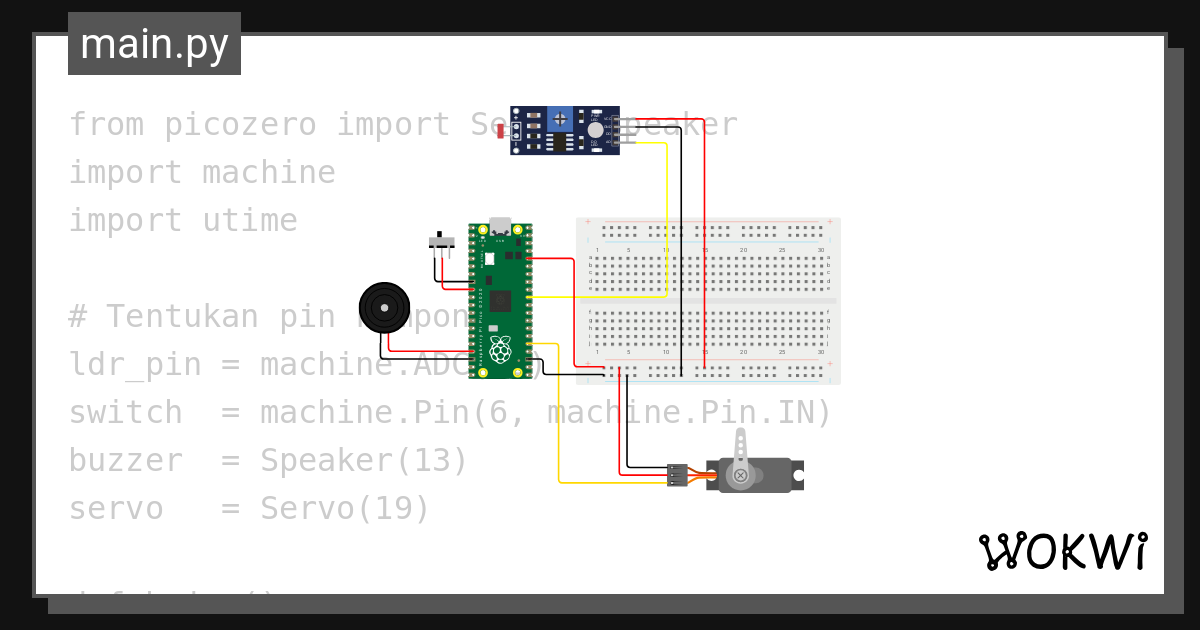 Penjemur Pakaian Wokwi Esp32 Stm32 Arduino Simulator