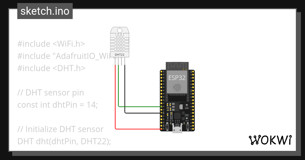 dht - Wokwi ESP32, STM32, Arduino Simulator