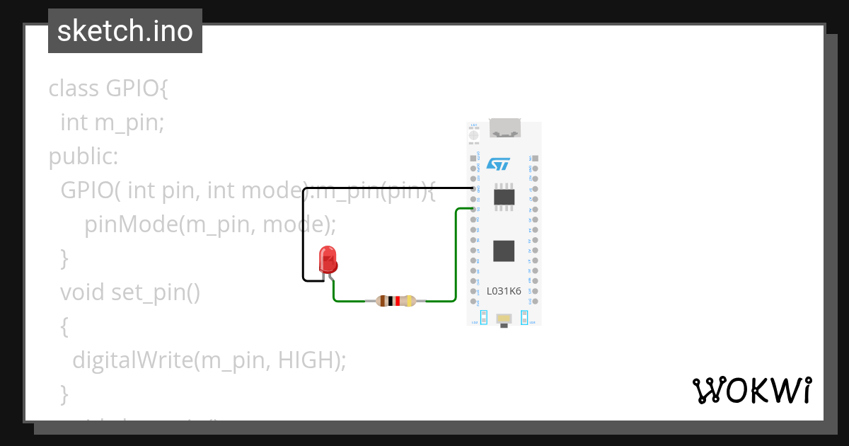 Led As Inherited Object Wokwi Esp32 Stm32 Arduino Simulator 