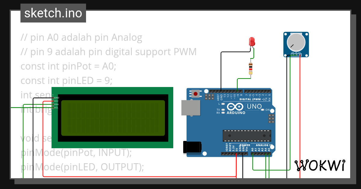 praktek 2 - Wokwi ESP32, STM32, Arduino Simulator