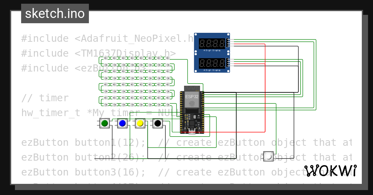 Ledtest Wokwi Esp32 Stm32 Arduino Simulator 6768