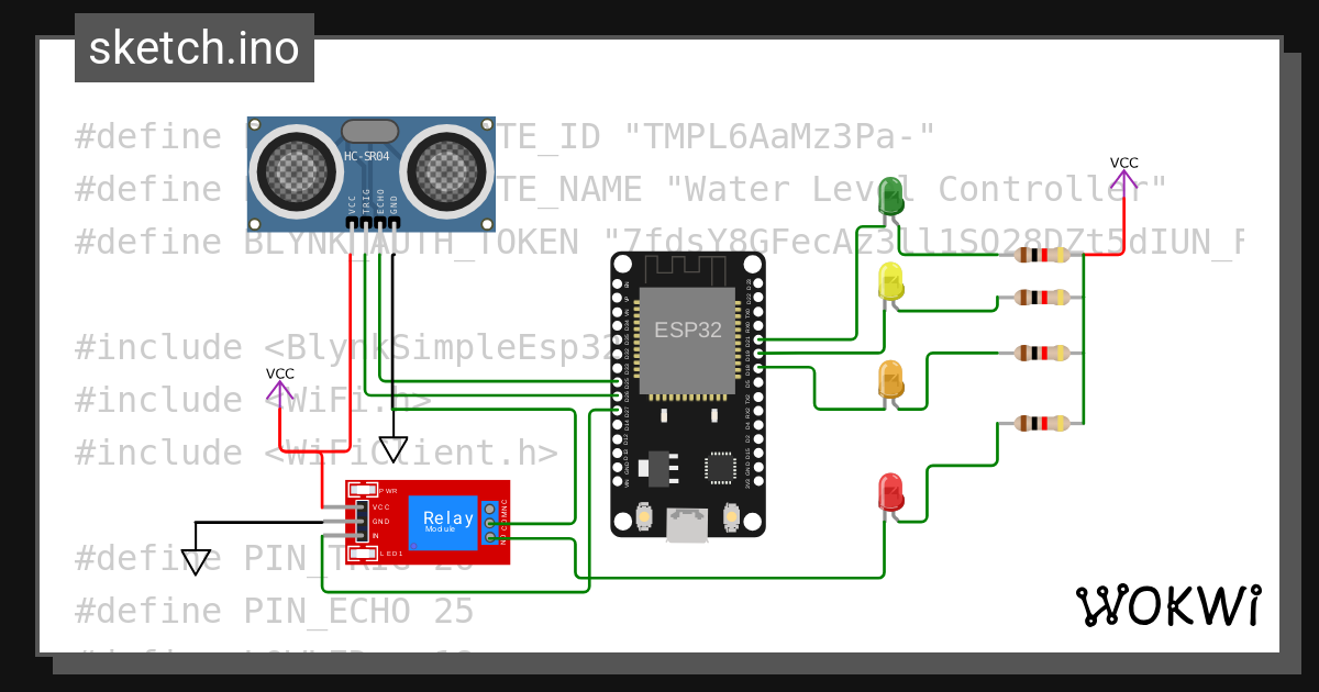 Water Indicator Og Wokwi Esp32 Stm32 Arduino Simulator 2430