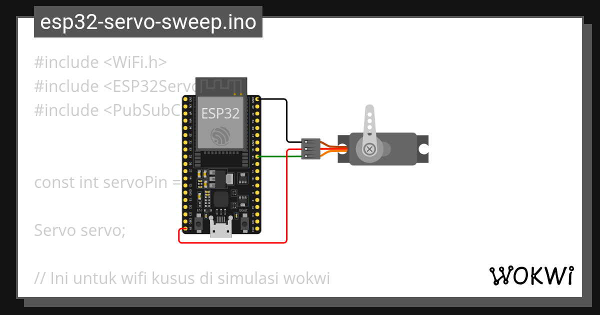 UAS - 5 Status Pintu - Wokwi ESP32, STM32, Arduino Simulator