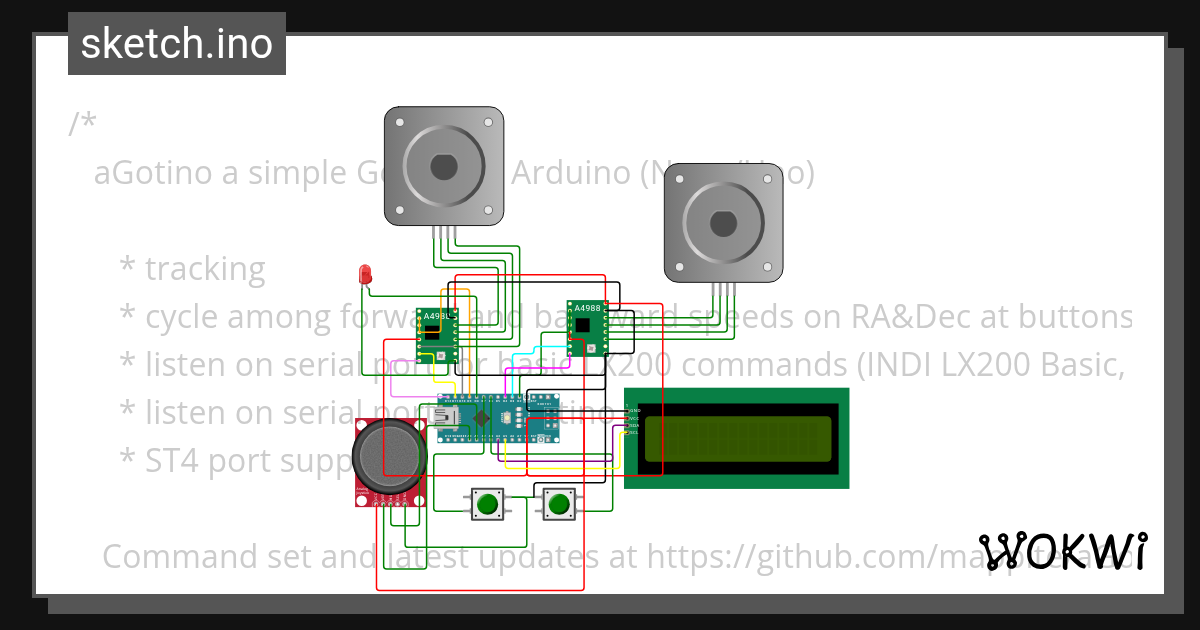 GOTO Driver - Wokwi ESP32, STM32, Arduino Simulator