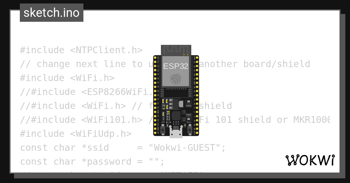 Esp Časdatumden Wokwi Esp32 Stm32 Arduino Simulator 7187