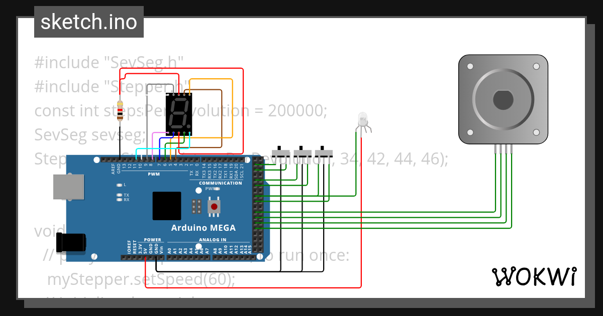 Switches Get Stitches (and a Display) - Student Version Copy - Wokwi ESP32, STM32, Arduino Simulator