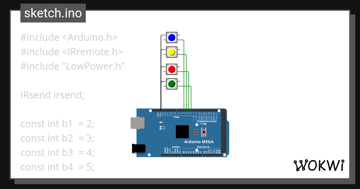 Wokwi - Online ESP32, STM32, Arduino Simulator
