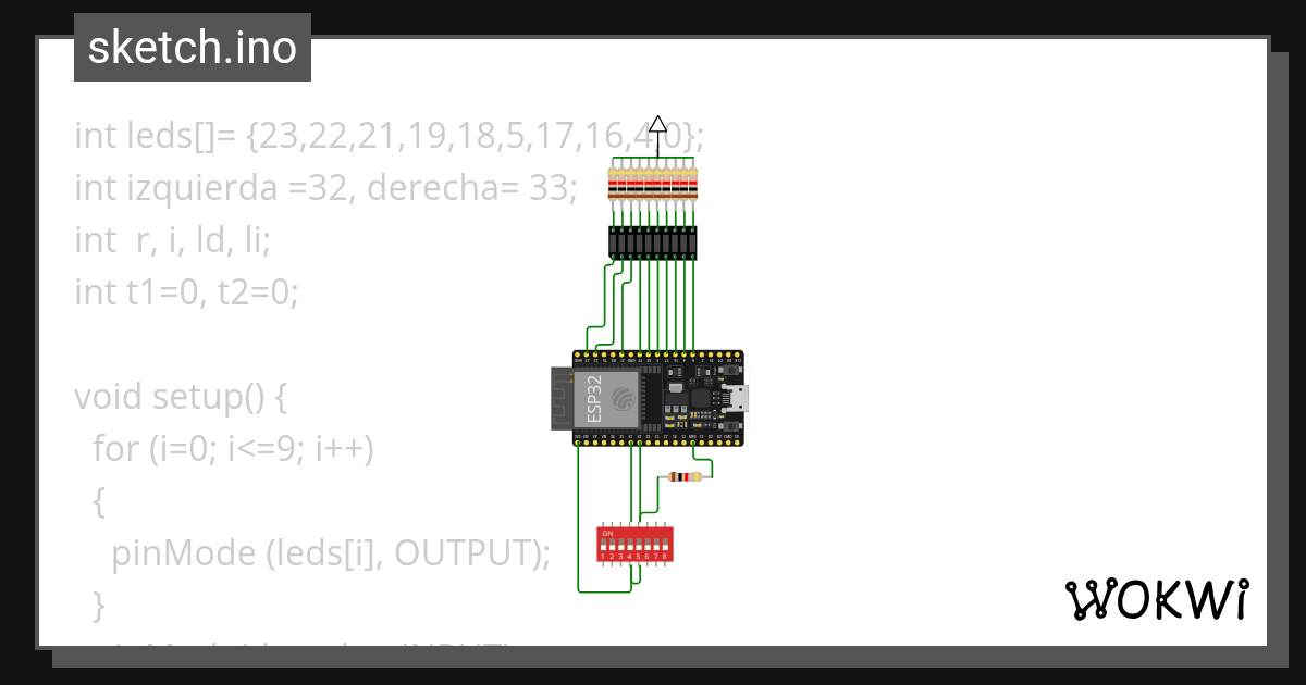 direcciona (inc) - Wokwi ESP32, STM32, Arduino Simulator direcciona (inc) - Wokwi ESP32, STM32, Arduino Simulator