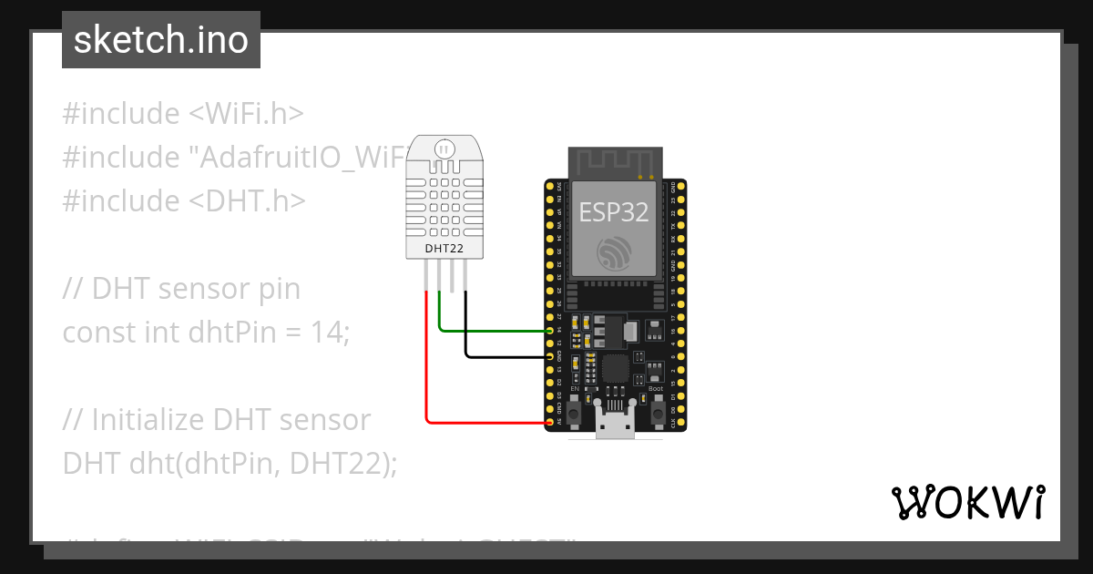 Weather Station Dht22 Wokwi Esp32 Stm32 Arduino Simulator 8964
