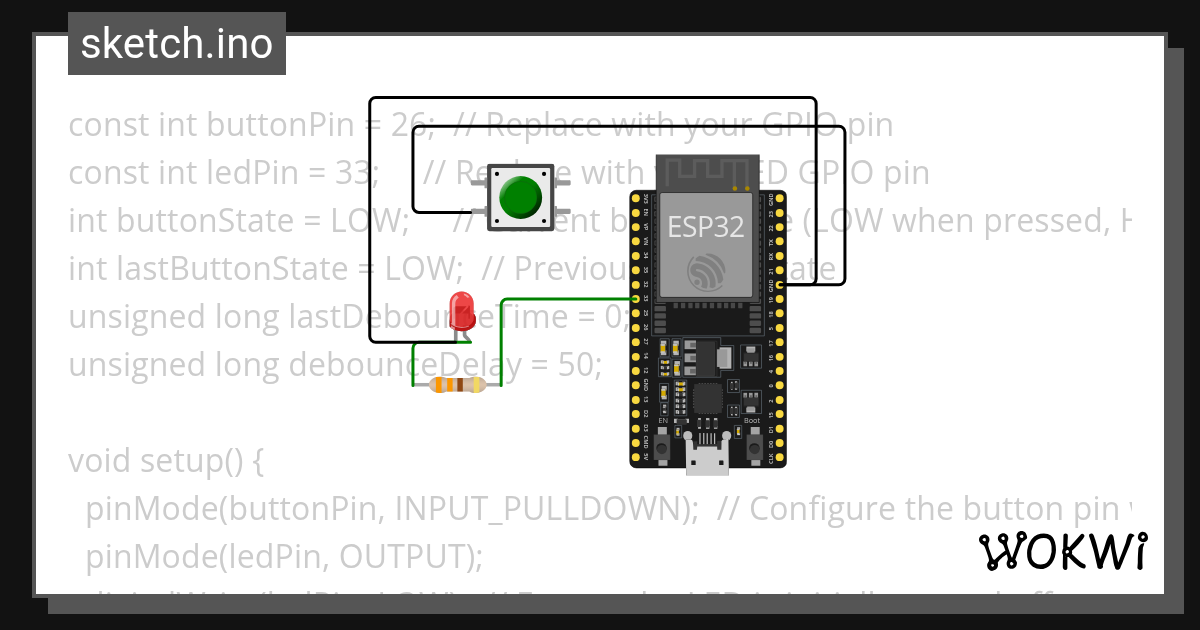 Assignment 4 Push Button Copy Wokwi Esp32 Stm32 Arduino Simulator 7133