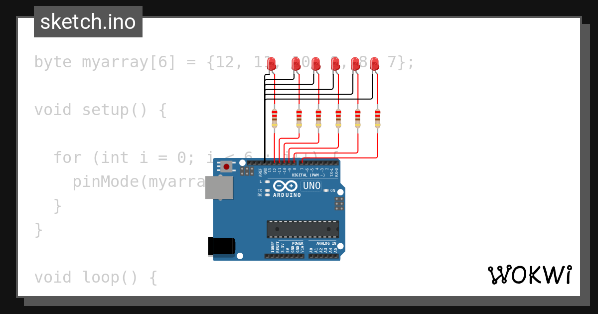 771bis Oefening Array Wokwi Esp32 Stm32 Arduino Simulator 7883