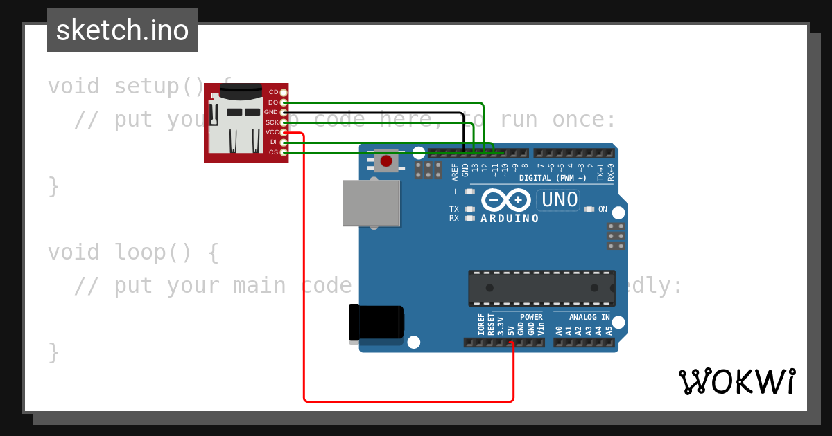 Sd Card Wokwi Esp32 Stm32 Arduino Simulator