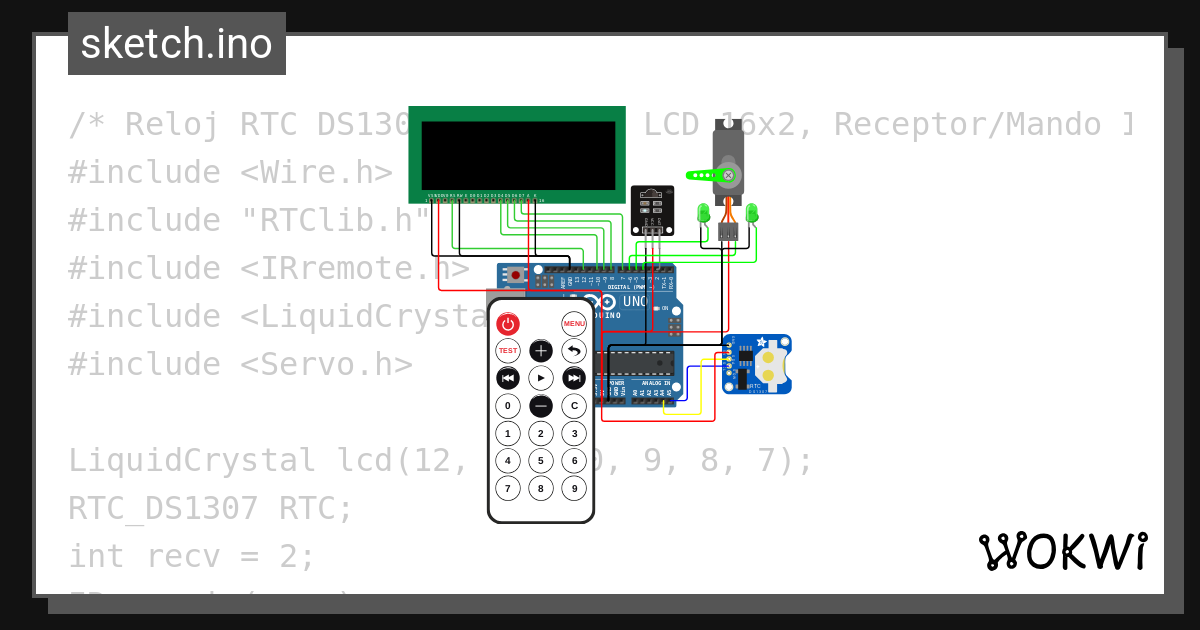 Módulo Rtc Ejemplo Wokwi Esp32 Stm32 Arduino Simulator