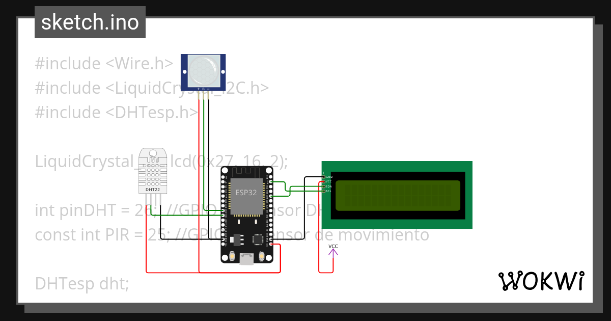 Practica 4. IoT Jazziel 3 - Wokwi ESP32, STM32, Arduino Simulator
