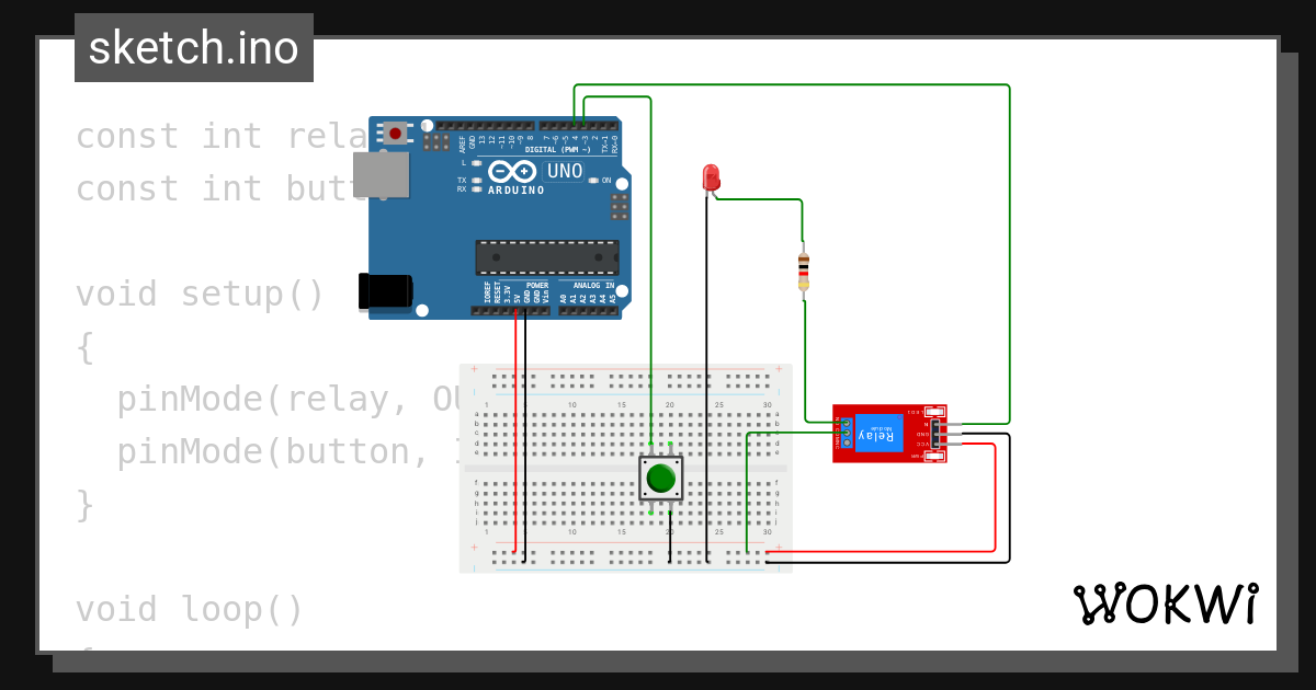 Relay Button Copy Wokwi Esp32 Stm32 Arduino Simulator 7800