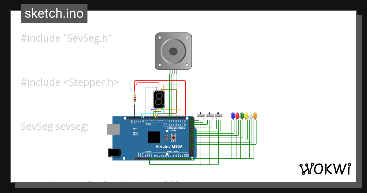 Switches Get Stitches (and a Display) - Student Version Copy - Wokwi ESP32, STM32, Arduino Simulator