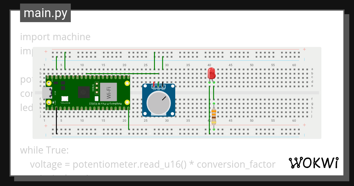 Poterntiometerlight Wokwi Esp32 Stm32 Arduino Simulator 7149