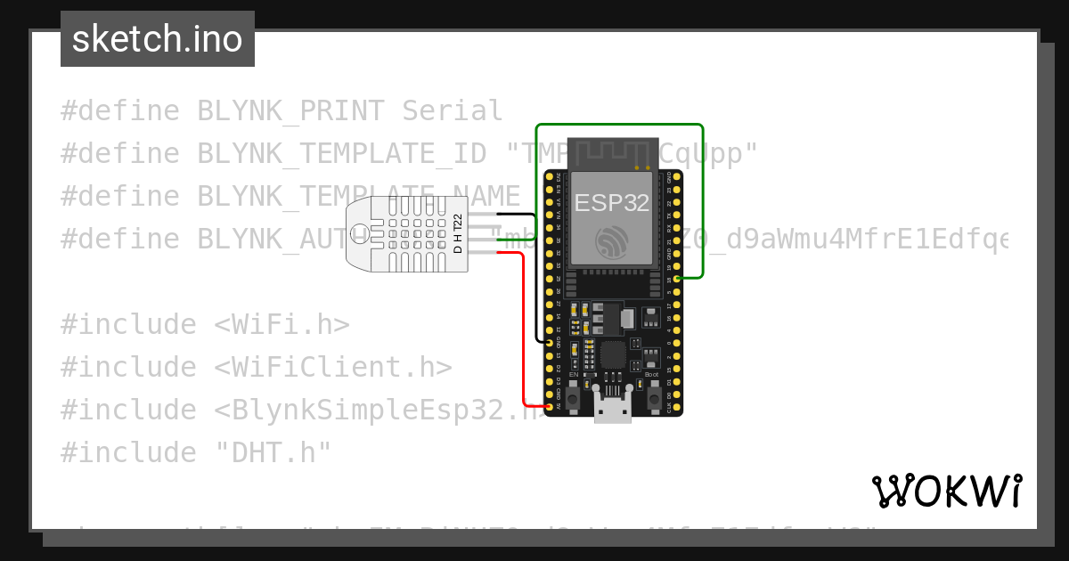 Dht22 Blynk Wokwi Esp32 Stm32 Arduino Simulator 1974
