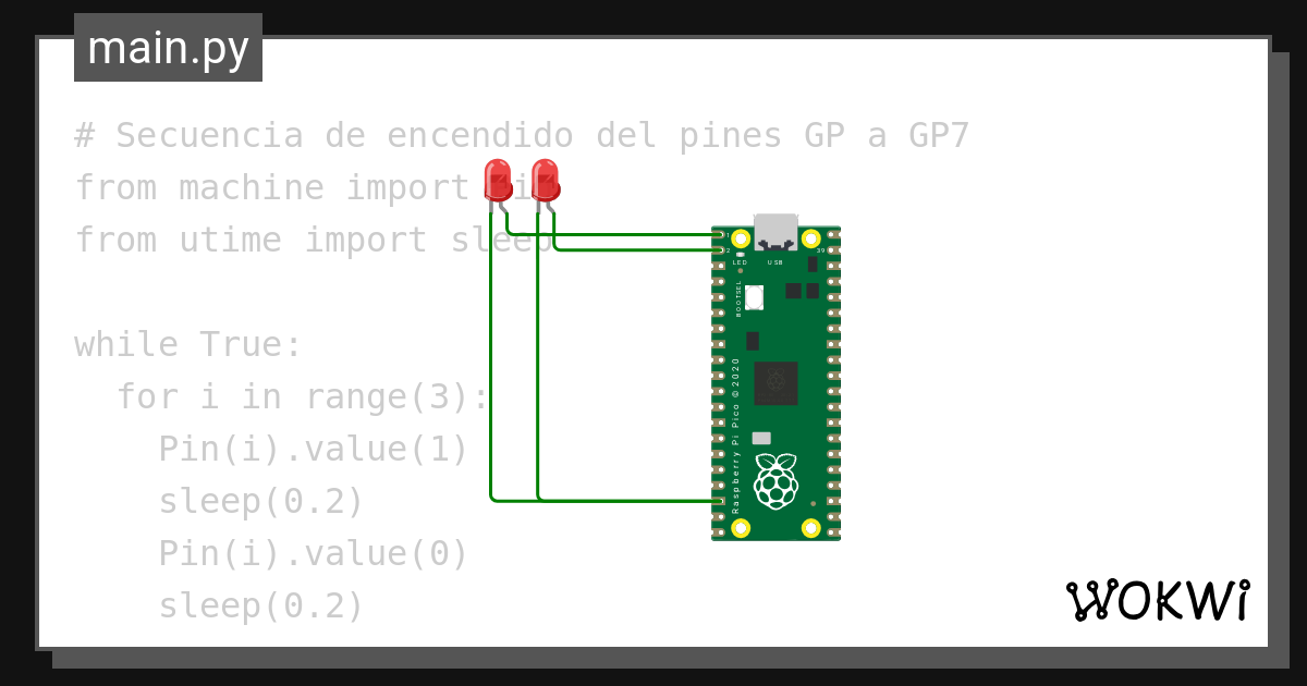 Blink With Micropython Copy Wokwi Esp32 Stm32 Arduino Simulator