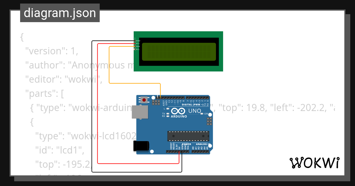 Countdown Lcd 1602 I2c Wokwi Esp32 Stm32 Arduino Simulator