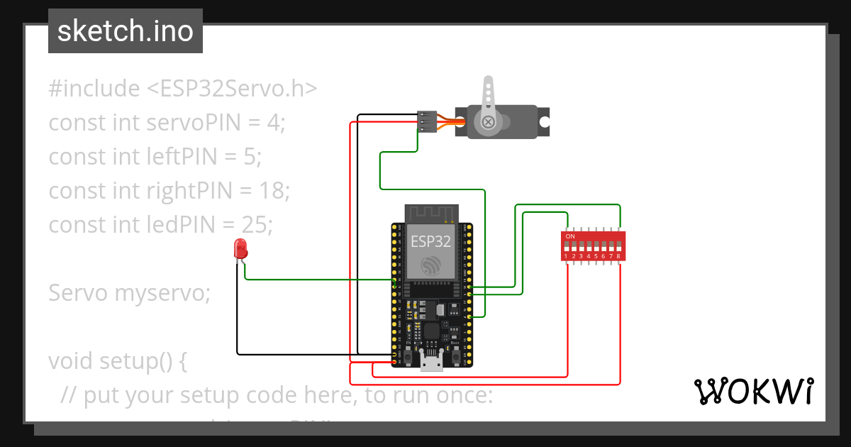 servo - Wokwi ESP32, STM32, Arduino Simulator