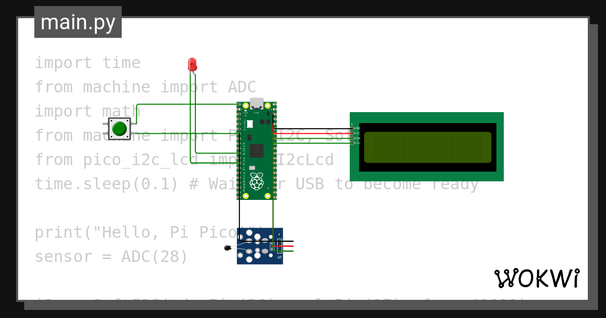 Lcdtemprature Wokwi Esp32 Stm32 Arduino Simulator 