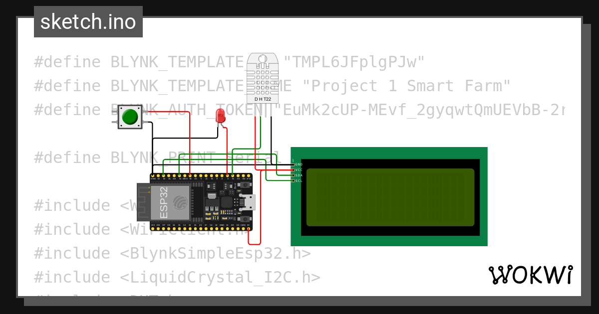 Prj 36 Blynk Template 1 Led Wokwi Esp32 Stm32 Arduino Simulator 7423
