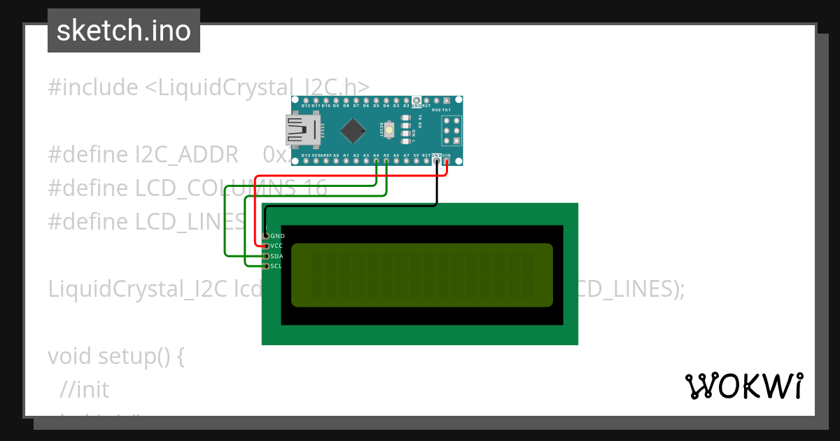 ป้ายชื่อ Lcd Wokwi Esp32 Stm32 Arduino Simulator