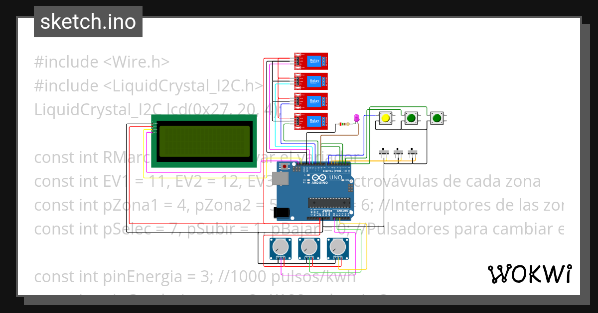 Proyecto 2 Sistema de Riego Completo - Wokwi ESP32, STM32, Arduino Simulator
