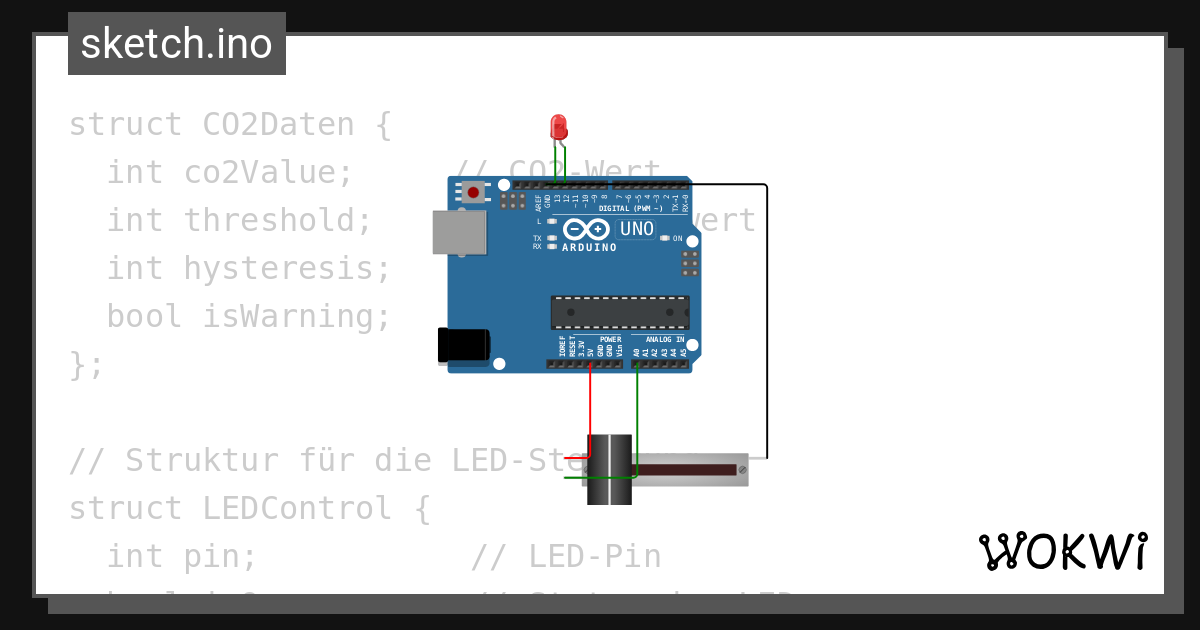 Co2 Messung Wokwi Esp32 Stm32 Arduino Simulator 