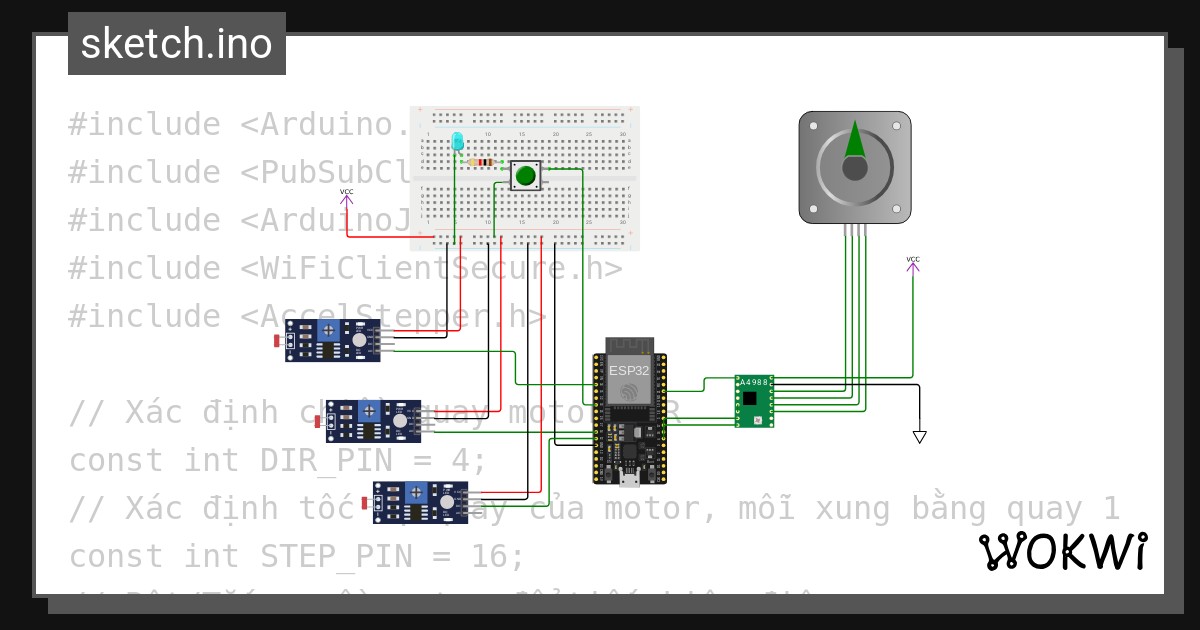 Smartcurtainesp32 Wokwi Esp32 Stm32 Arduino Simulator 