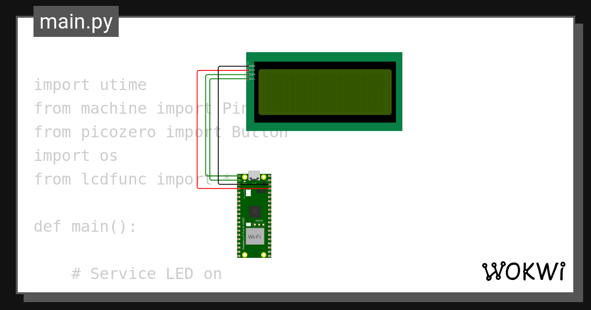 Lcd Test Wokwi Esp32 Stm32 Arduino Simulator 2013