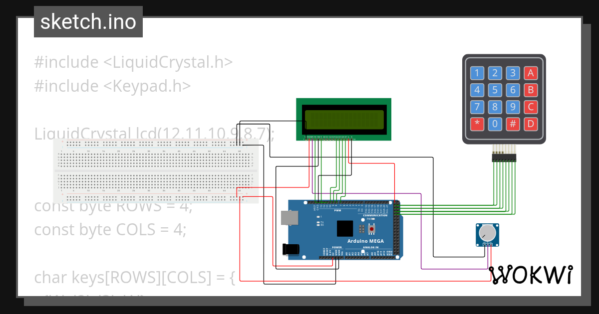 ENEL 301 - Calculator Simulation V2 - Wokwi ESP32, STM32, Arduino Simulator