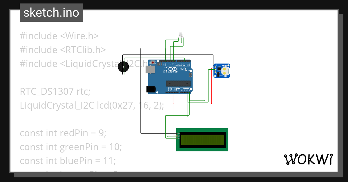 Smart Allarm Clock Wokwi Esp32 Stm32 Arduino Simulator 