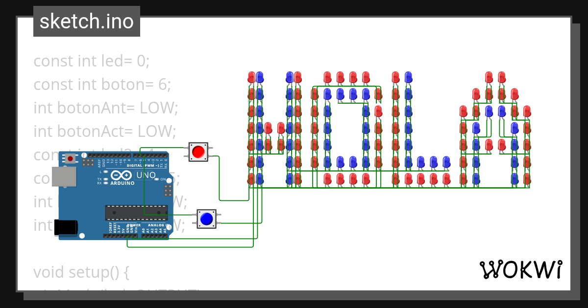 Ejercicio 5 Wokwi Esp32 Stm32 Arduino Simulator 