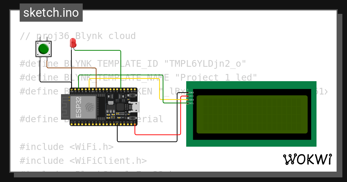Proj36 Blynk Cloud Wokwi Esp32 Stm32 Arduino Simulator