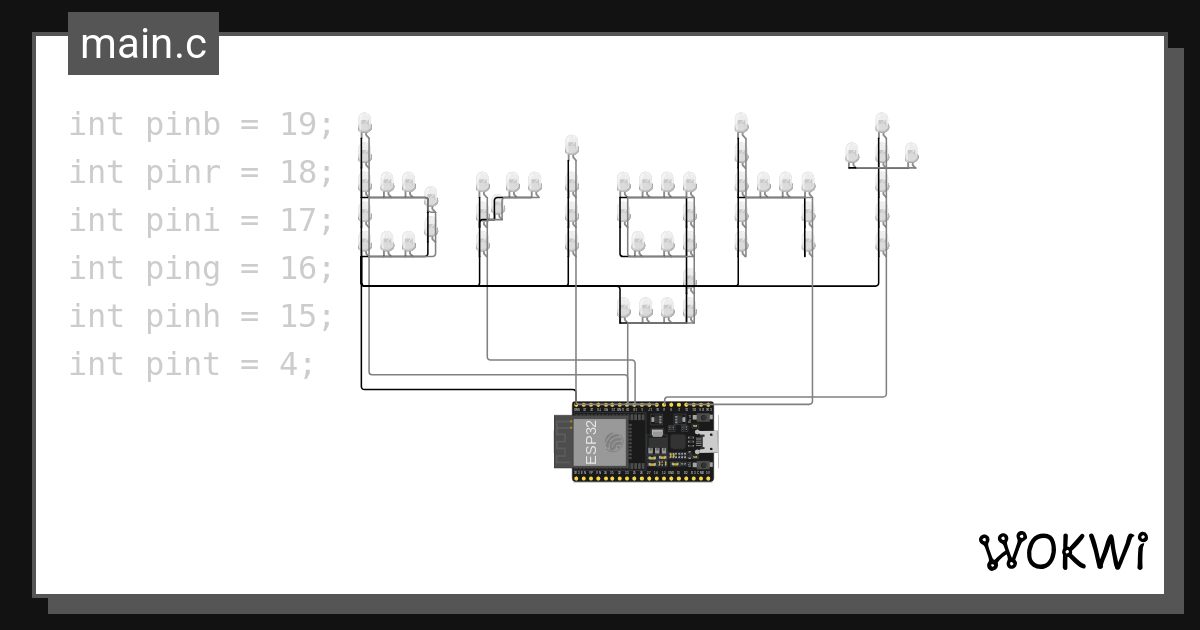 Bright M13 23 Wokwi Esp32 Stm32 Arduino Simulator 6051