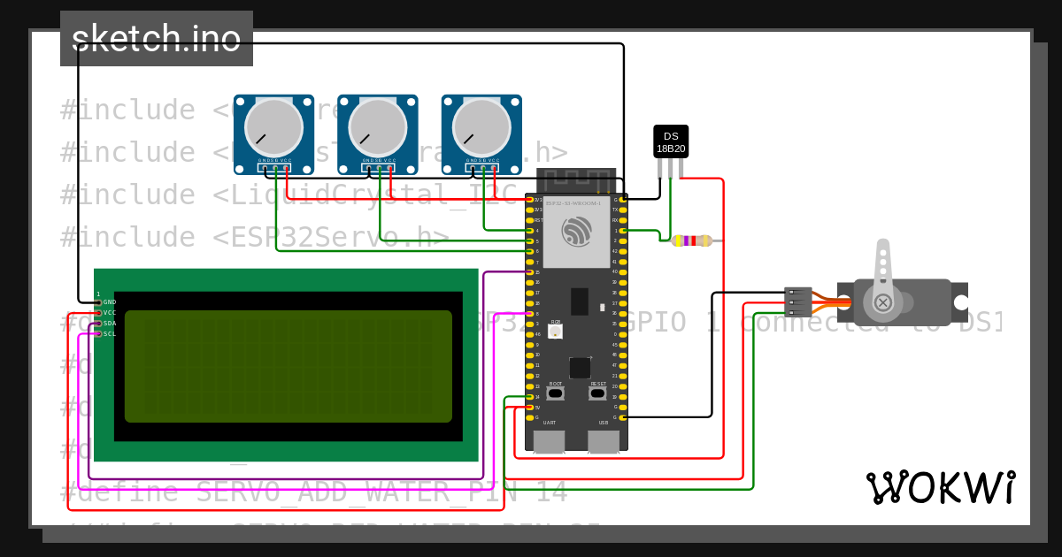 Esp32 S3 Water Quality Sensor Edit Wokwi Esp32 Stm32 Arduino Simulator