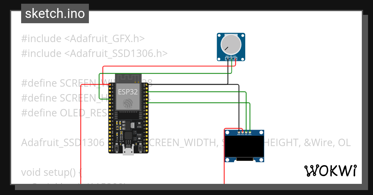 aufgabe 3 01.02.2024 potentiometer mit balken - Wokwi ESP32, STM32, Arduino Simulator