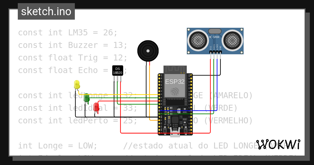 Sensor Distancia Esp32 Wokwi Esp32 Stm32 Arduino Simulator 1718