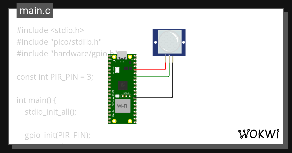 insper-snippet-gpio-pir - Wokwi ESP32, STM32, Arduino Simulator