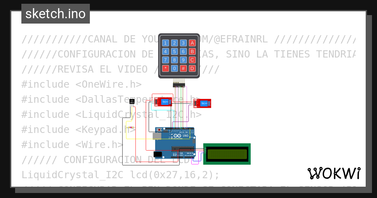 Control De Temperatura Calefaccion Con Relay High Copy Wokwi Esp32 Stm32 Arduino Simulator