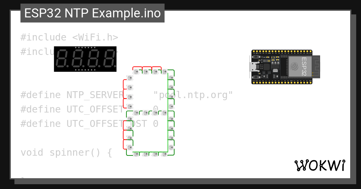 Digitclock Project With Esp32 By Sp Copy Wokwi Esp32 Stm32 Arduino Simulator