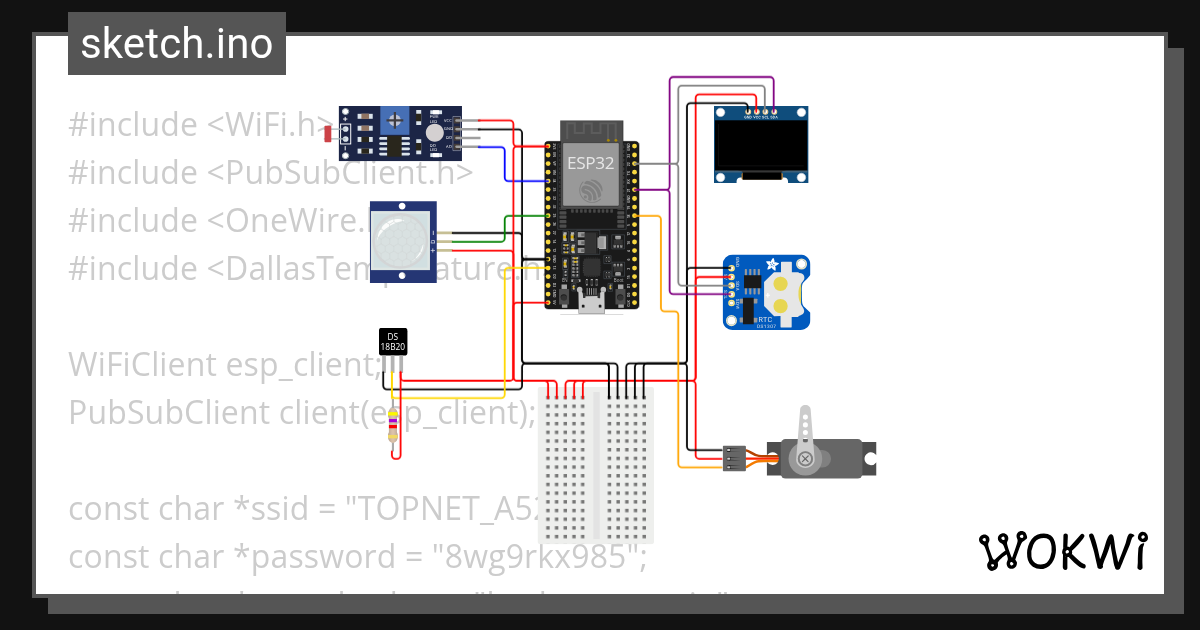 MP-Domotique - Wokwi ESP32, STM32, Arduino Simulator
